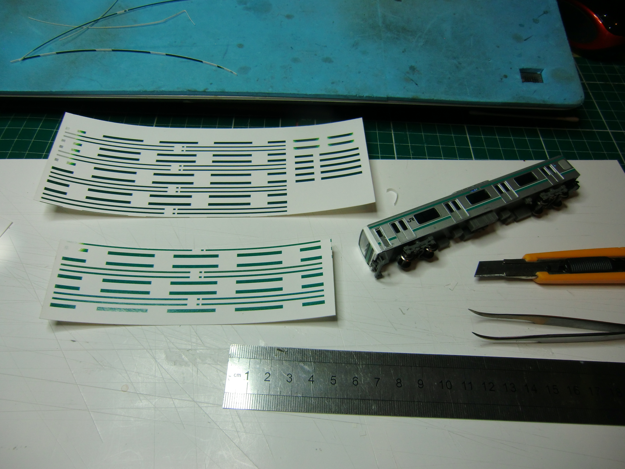 Nゲージ「常磐線E501 ->E991系仕様化」 – 作業履歴